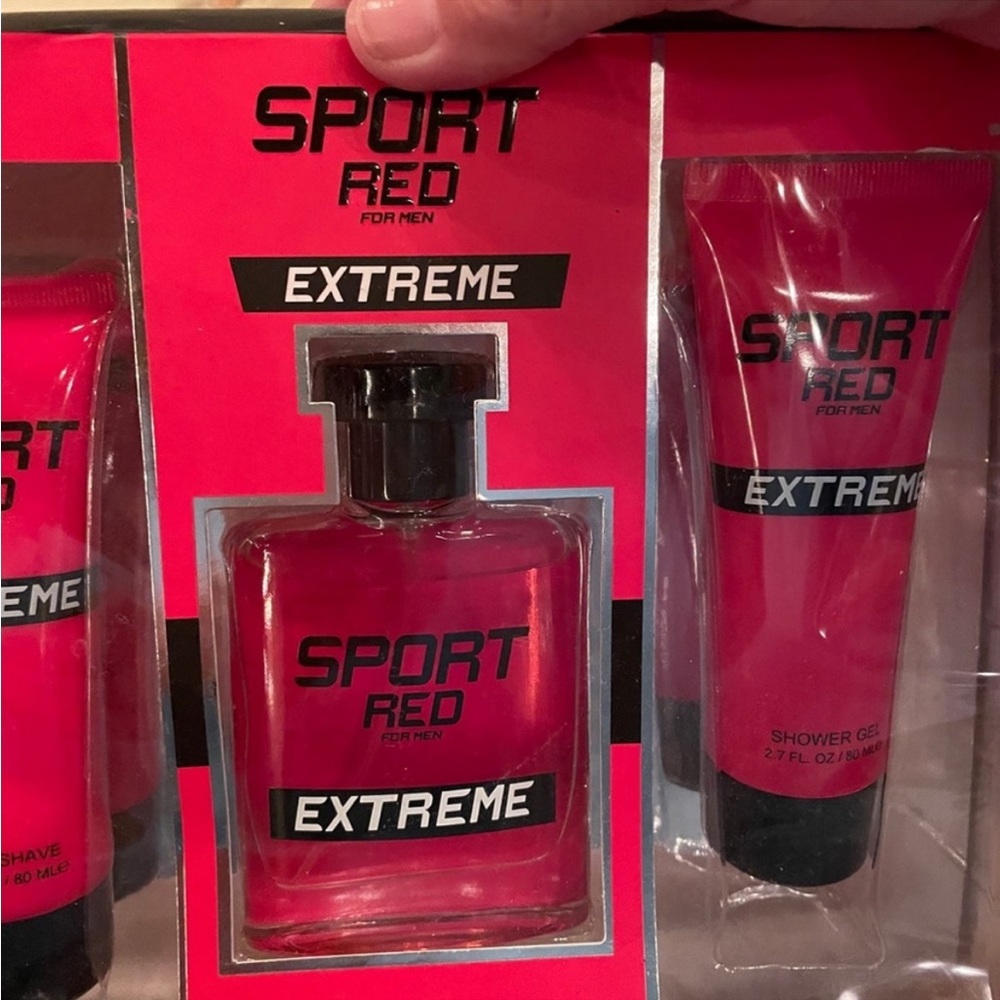 Cologne Sport Red Extreme Gift Set New - Gem